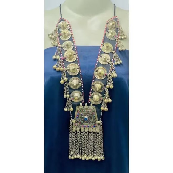 Jewelry | Nomadic Massive Pendant Necklace Bohemian Jewelryturkmen Long ...